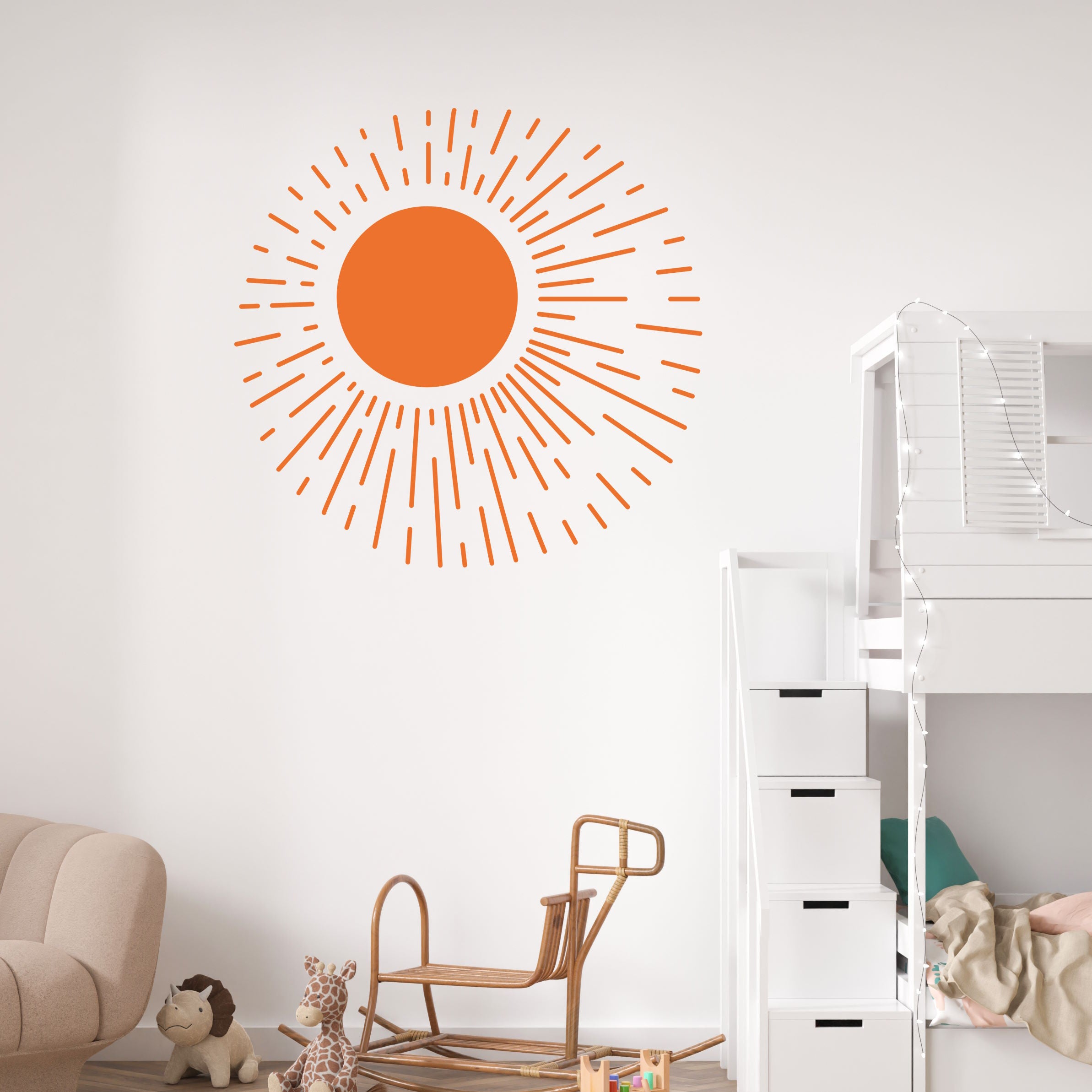 boho sun wall decal – Snug as a Bug