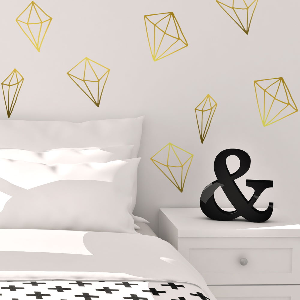 diamond wall decals – Snug as a Bug