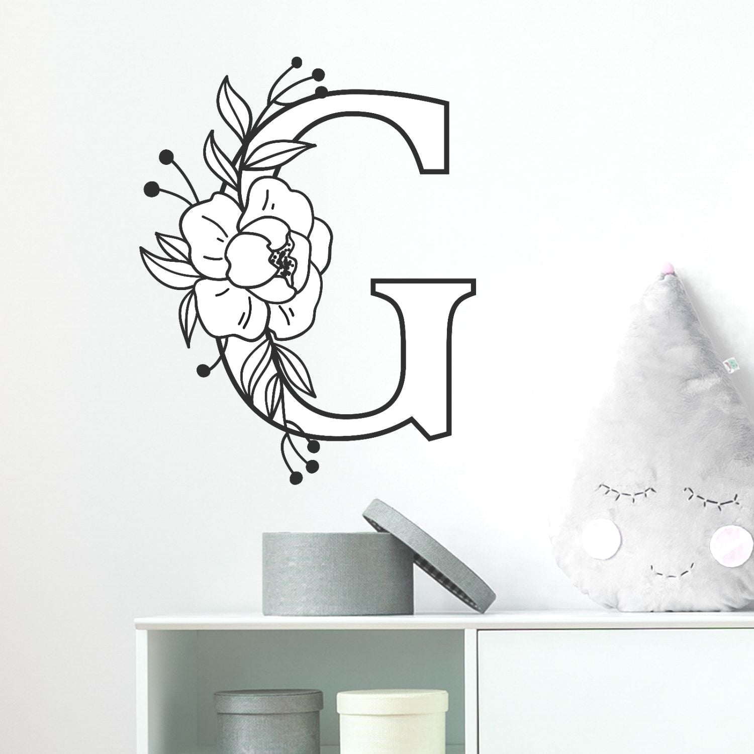 Wall Monogram Decals Initials