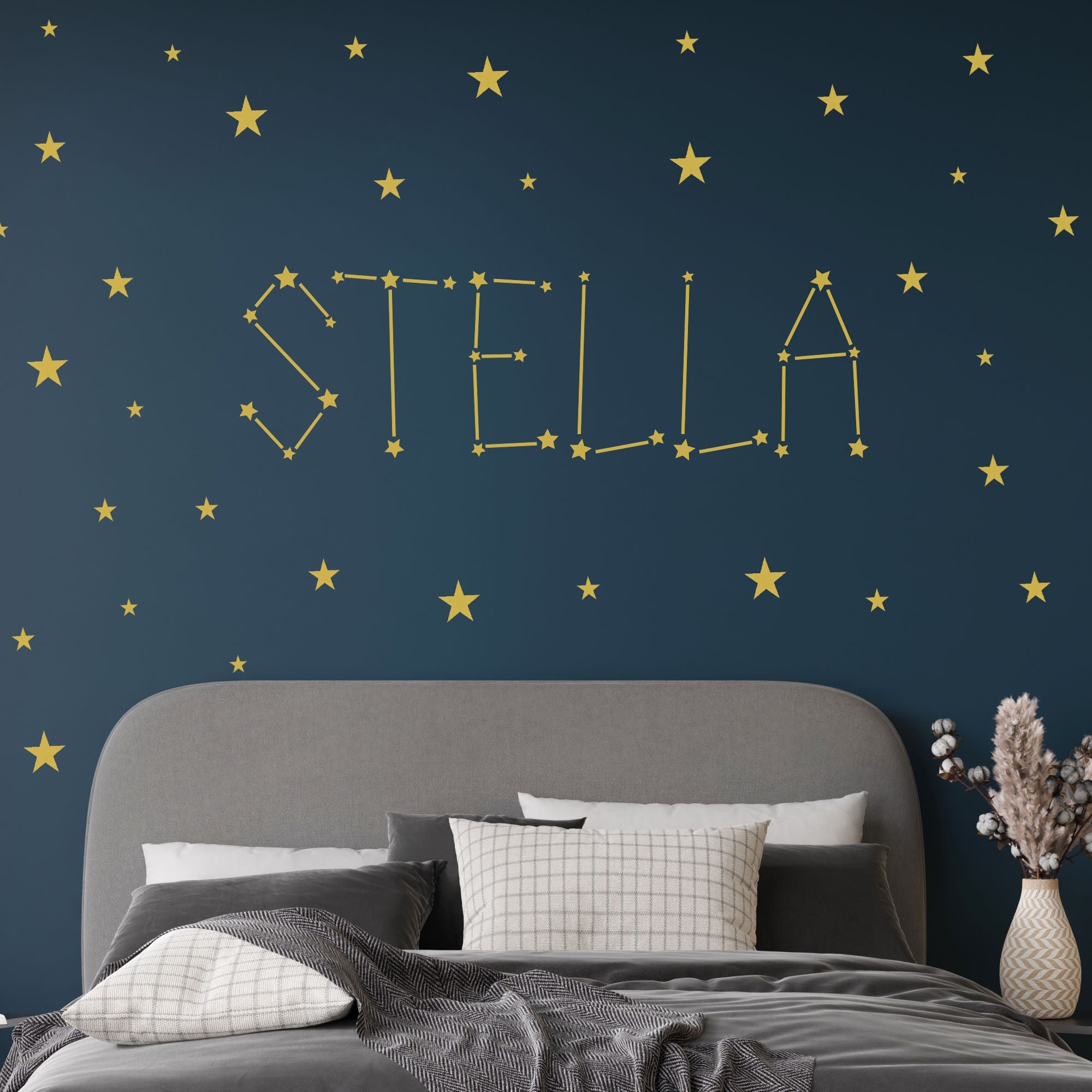 personalized constellations stars name decals – Snug as a Bug